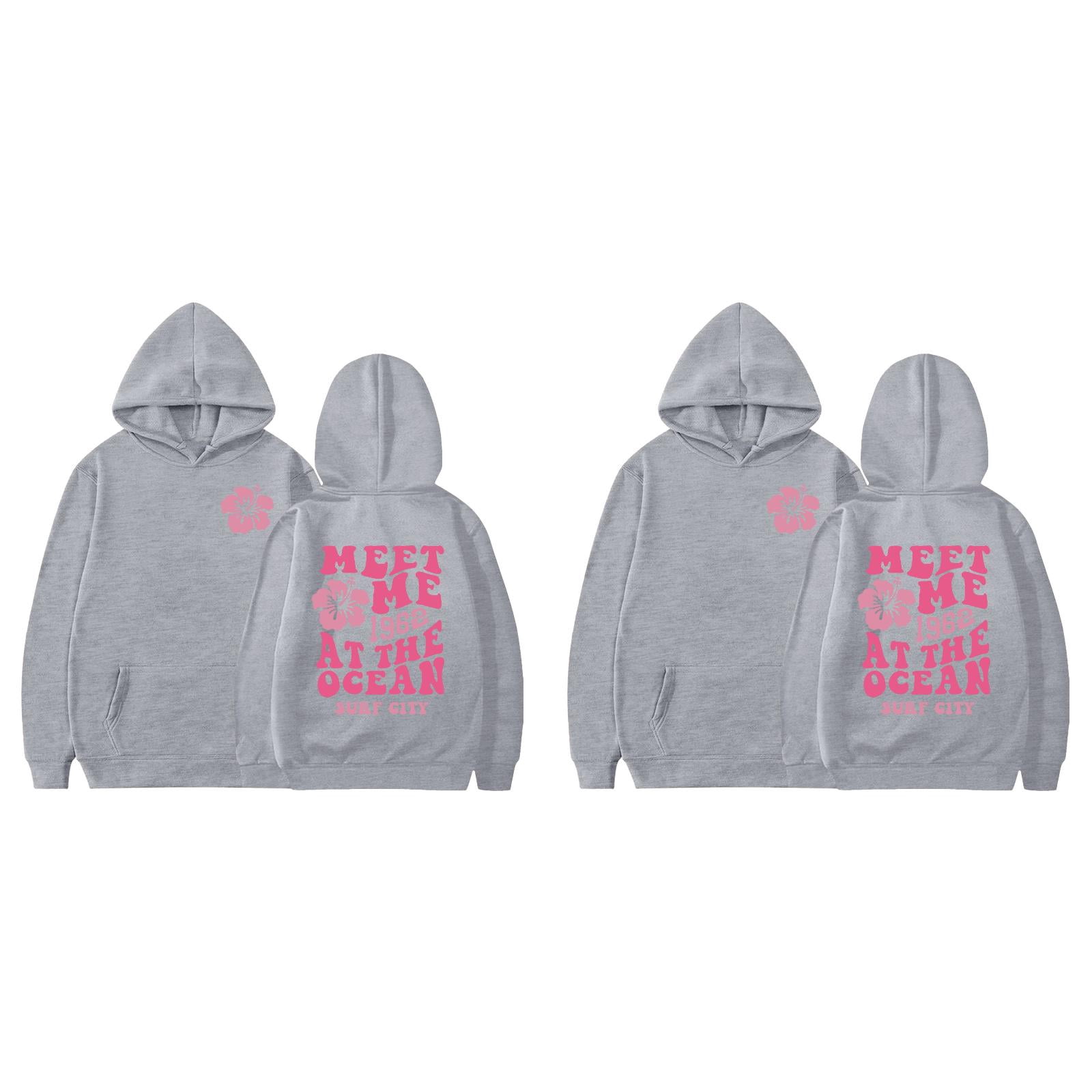 2 Pack Girl's Hoodie Long Sleeve Zip Up Sweater Soft Sweatshirt Graphic ...