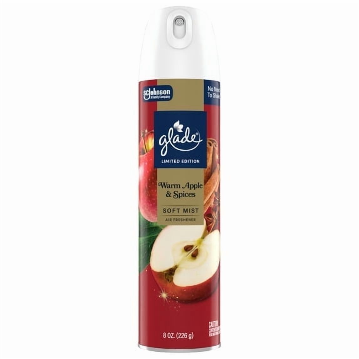 ( 2 Pack ) Glade Air Freshener Spray, Warm Apple & Spices Limited ...