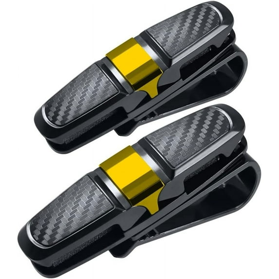 2 Pack Glasses Holders for Car Sun Visor, Sunglasses Eyeglasses Mount ...