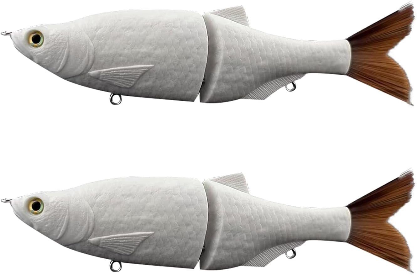 2 Pack Glide Bait, Lure Blanks, Glide Baits for Bass Fishing, Musky ...
