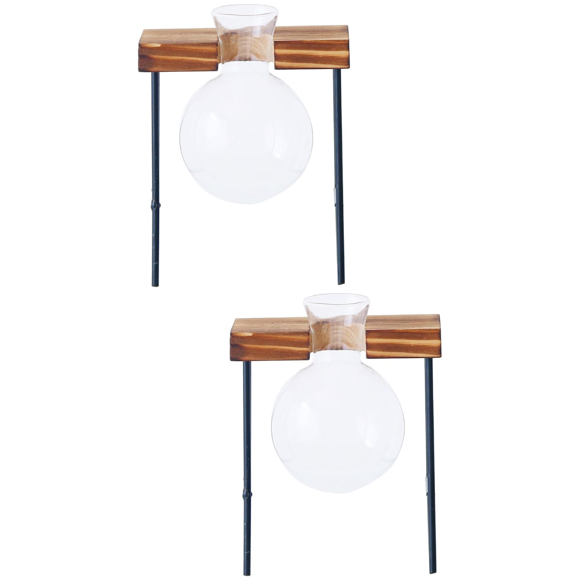 2 Pack Globes Wall Propagation Vases for Plants System Flower Pot ...