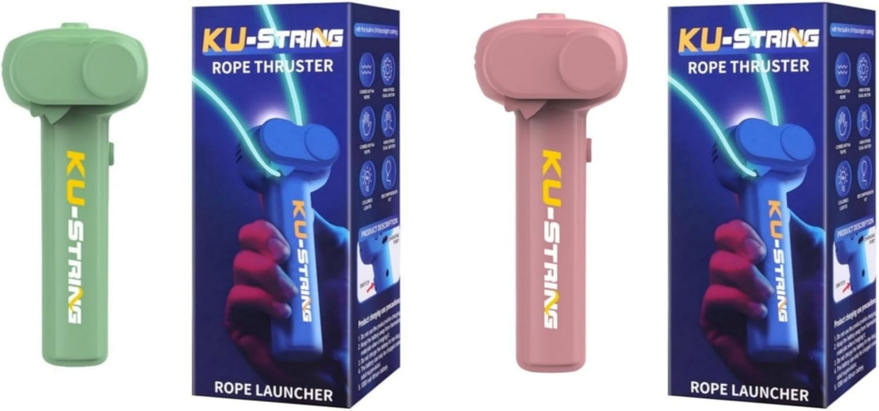 2 Pack Glow in The Dark Lasso,Hand Held Novelty Fun Rope Pressure ...