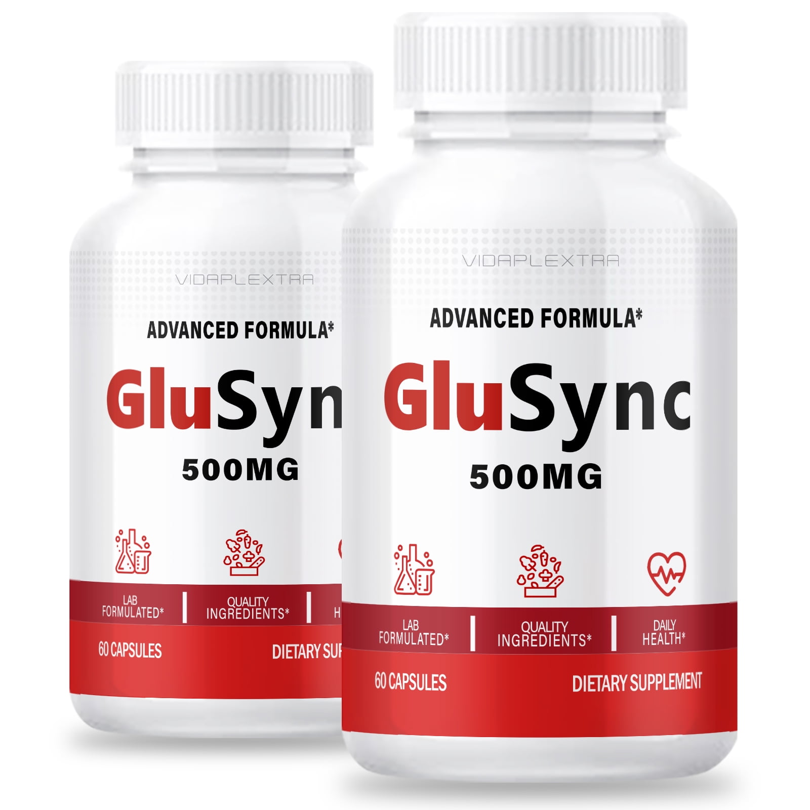 (2 Pack) Glu Sync Capsules - Glu Sync Advanced Capsules - Walmart.com