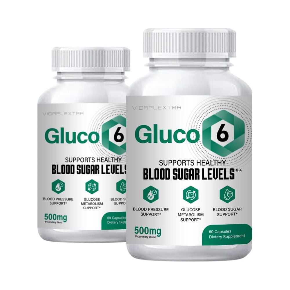 (2 Pack) Gluco 6 Capsules - Gluco 6 Capsules - Walmart Business Supplies