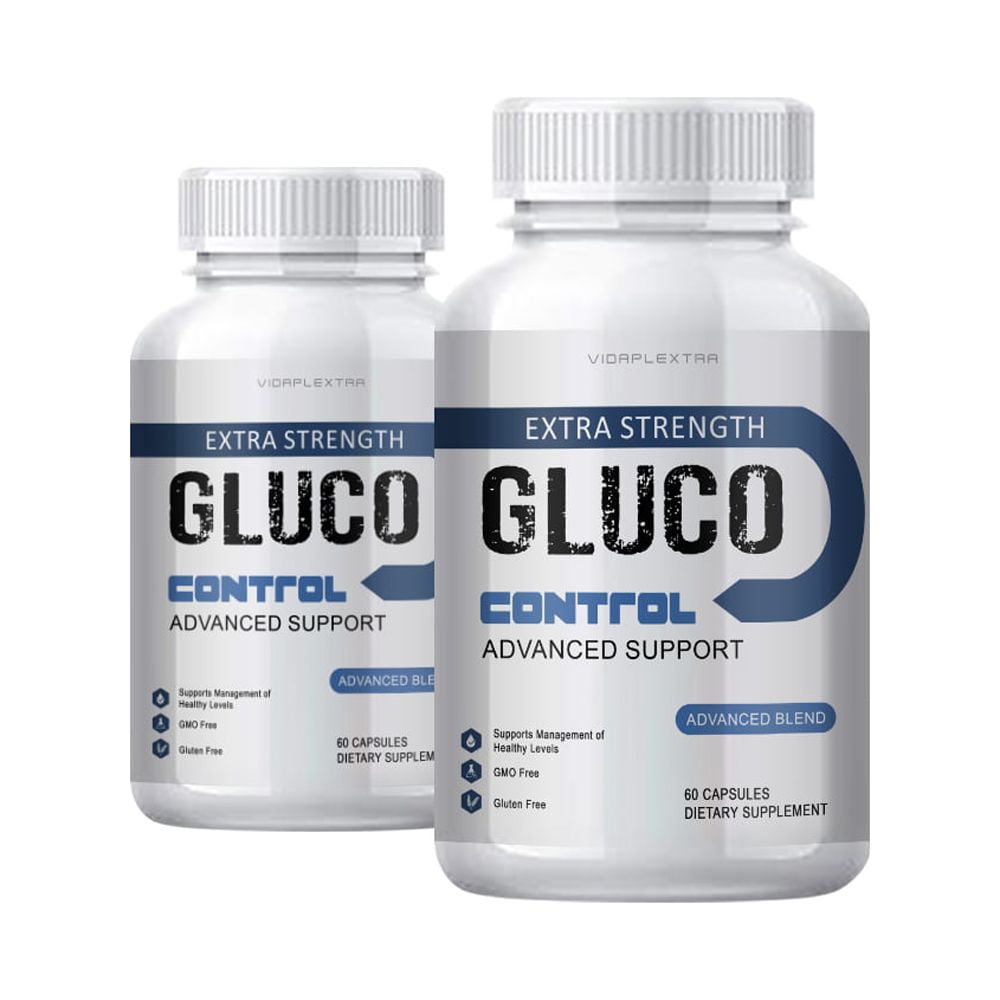 (2 Pack) Gluco Control - Gluco Control Advanced Capsules - Walmart.com