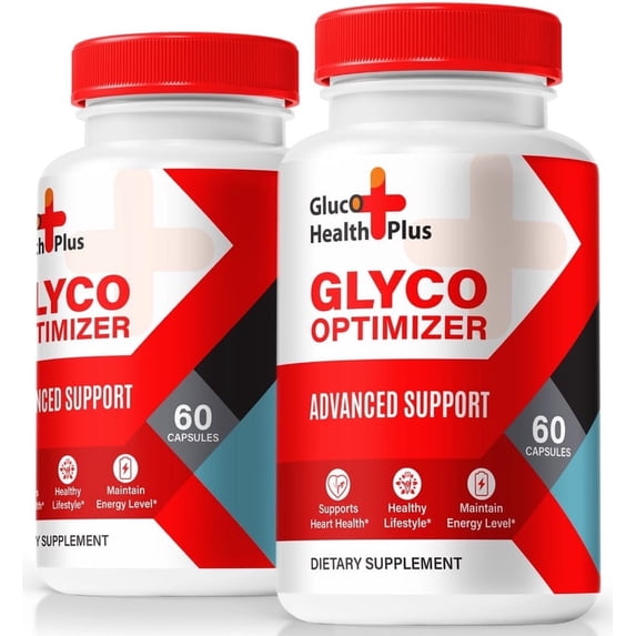 (2 Pack) Gluco Health Plus Capsules, Official GlucoHealth Plus Formula ...