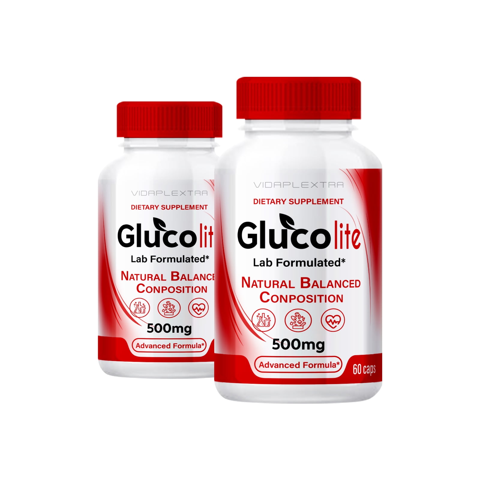 (2 Pack) Gluco Lite - GlucoLite Capsules - Walmart.com