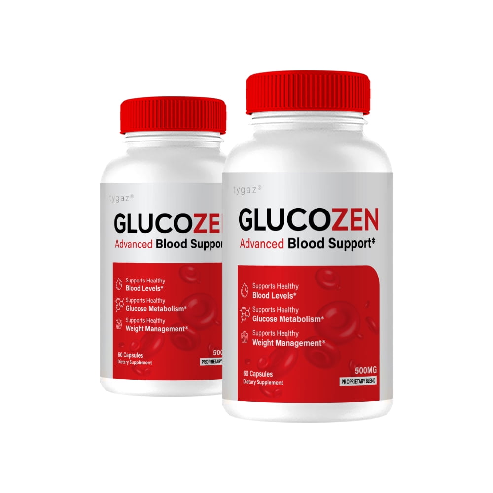 (2 Pack) Gluco Zen- GlucoZen Pill Supplement - Walmart.com