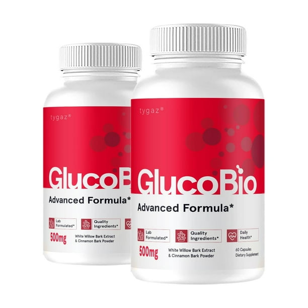 (2 Pack) GlucoBio - Gluco Bio Advanced Formula - Walmart Business Supplies