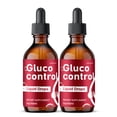 (2 Pack) GlucoControl Supplement Drops, All Natural Glycogen Supplement ...