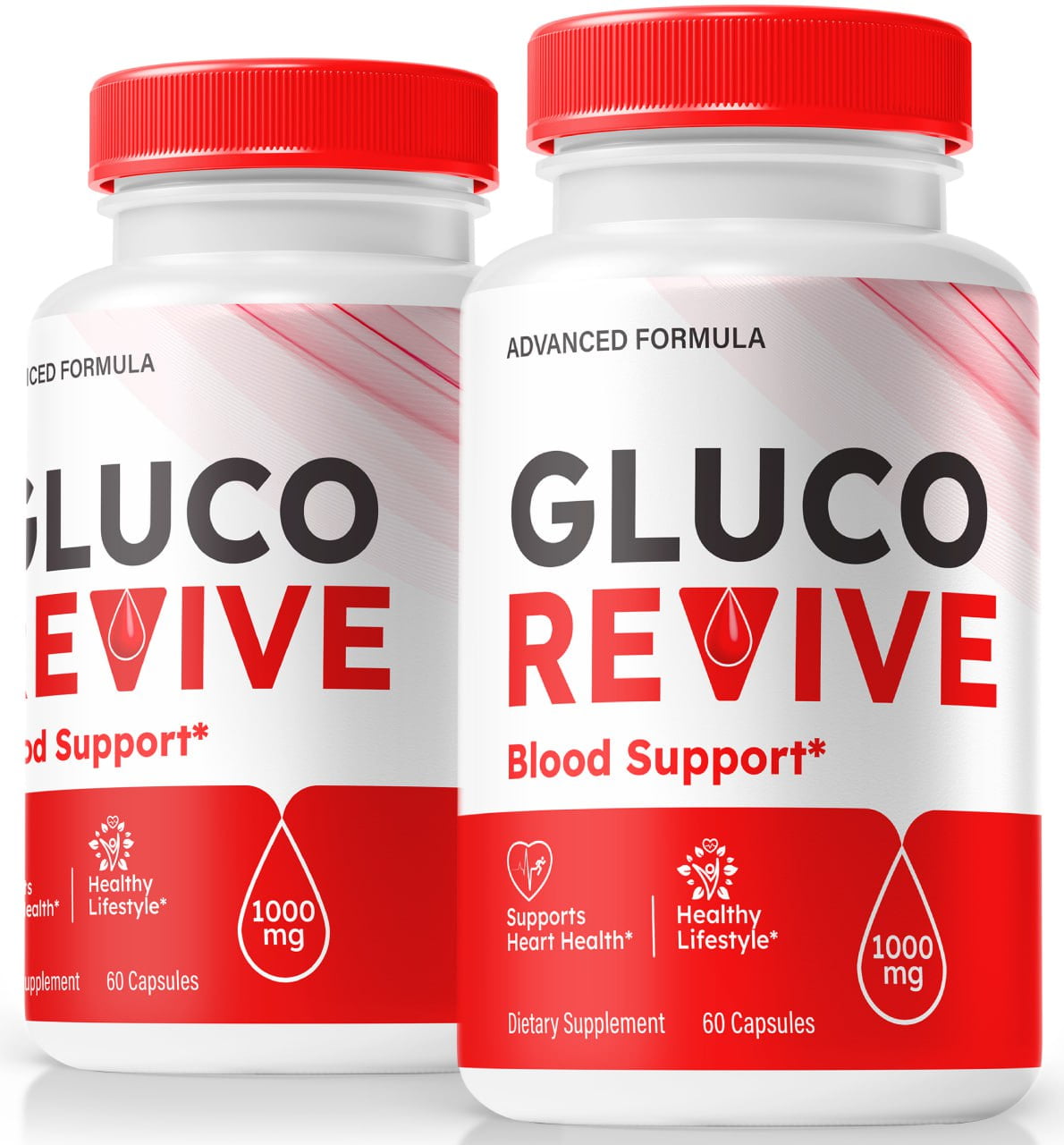 NutraVibe GlucoRevive Blood Support Capsules, All Natural Formula, 120 ...