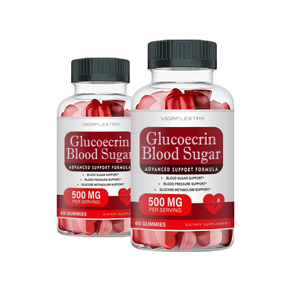 (2 Pack) Glucoecrin - Glucoecrin Support Advanced Blood Sugar Gummies ...