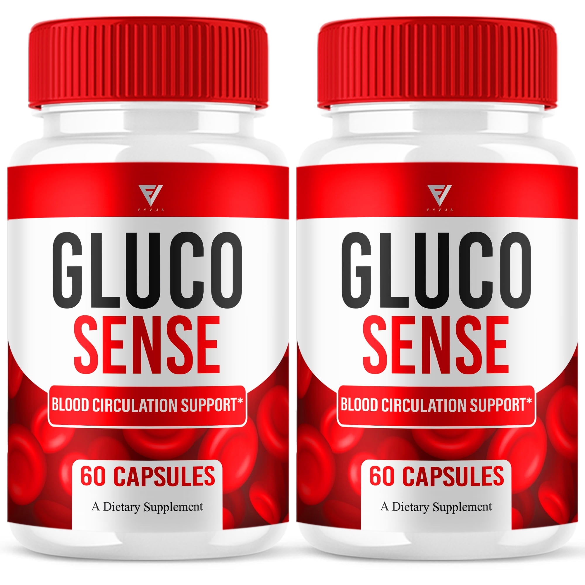 (2 Pack) Glucosense Advanced Glycogen Pills, Gluco Sense Maximum ...