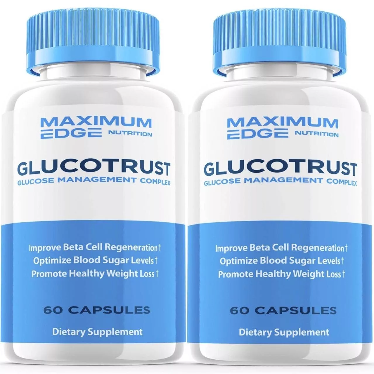 2_Pack_Glucotrust_Vegetarian_Capsules_Blood_Sugar_Support_Supplement ...