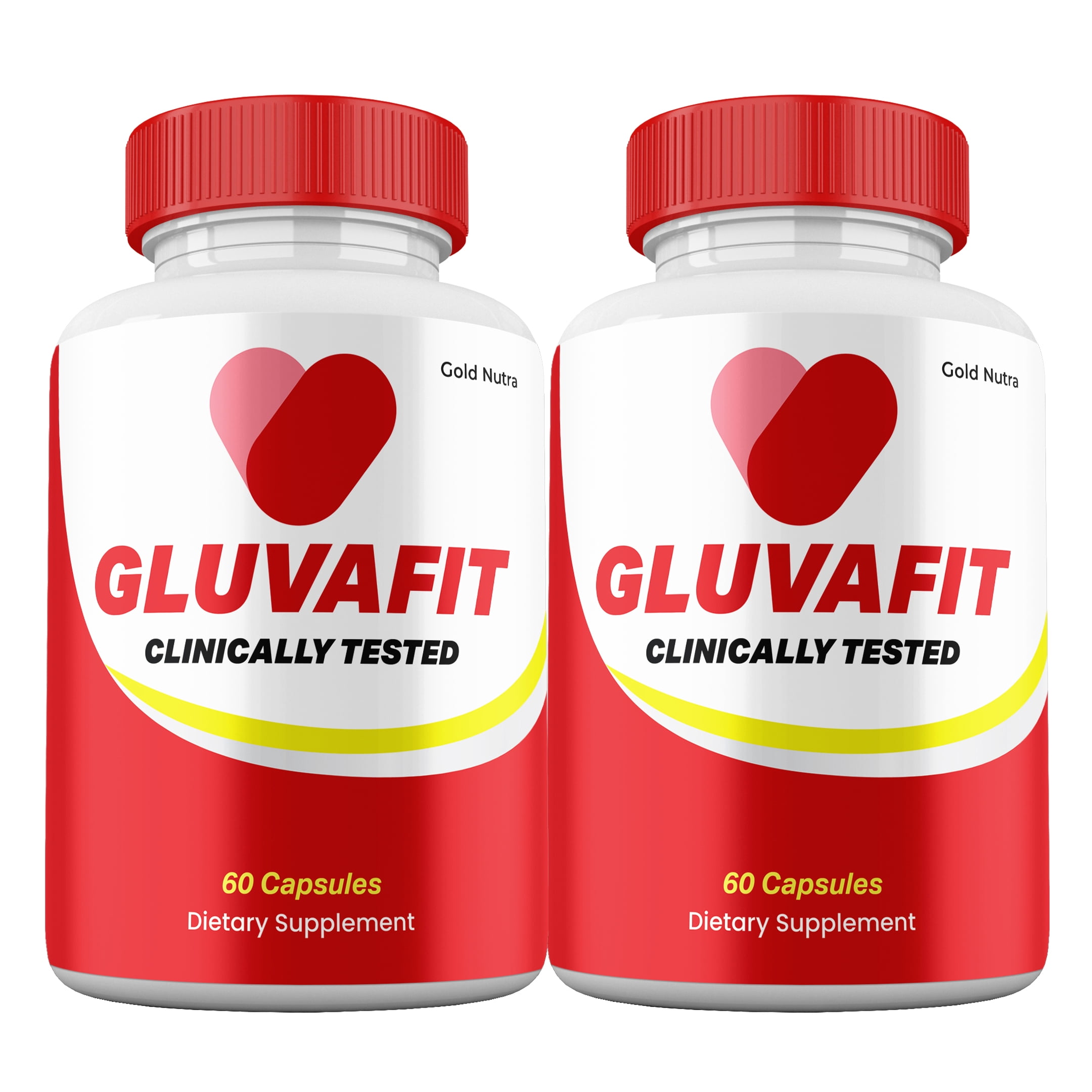 (2 Pack) Gluvafit Capsules, Gluvafit Supplement Natural Blood Balance ...