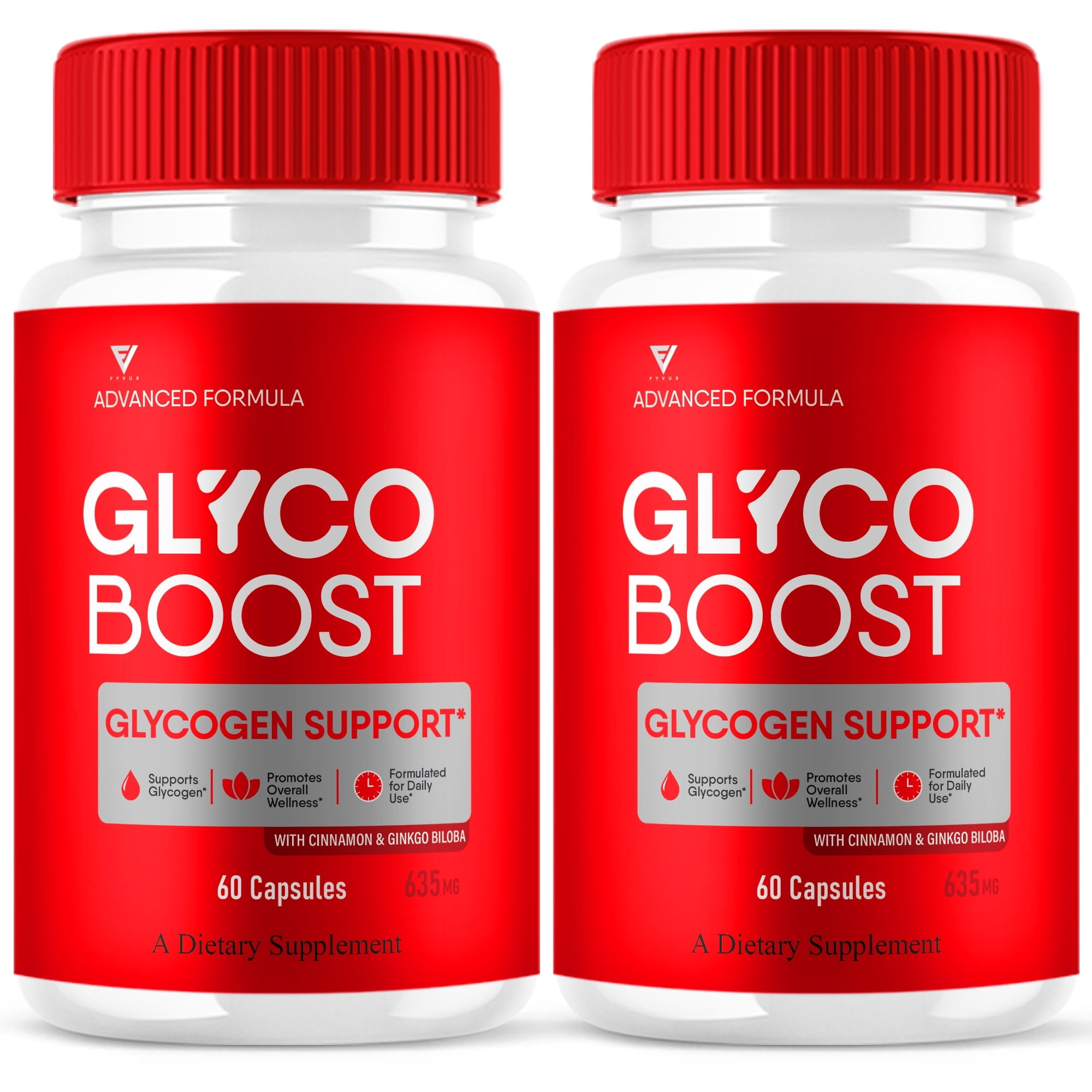 (2 Pack) Glyco Boost Advanced Formula Supplement GlycoBoost Pills (120 ...