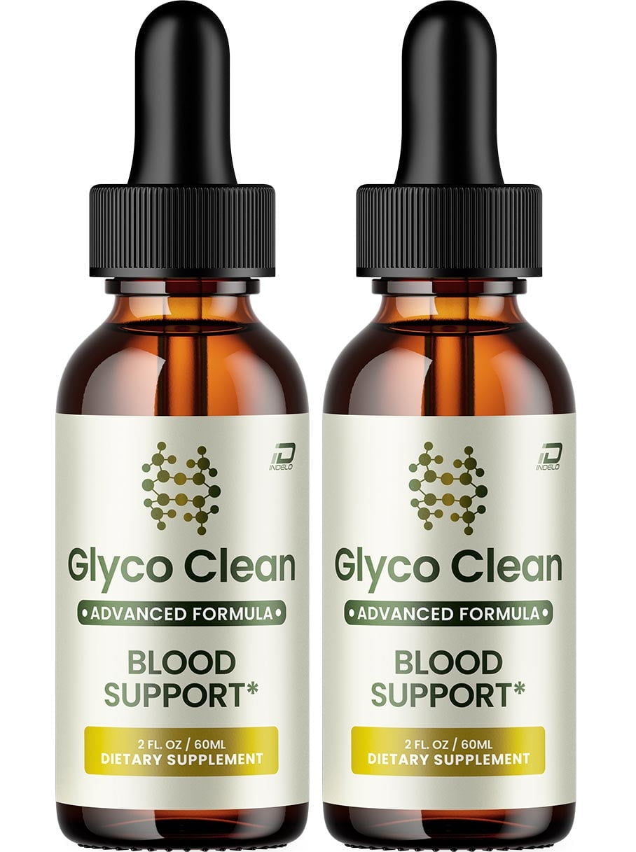 (2 Pack) Glyco Clean Blood Support Drops - Glyco Clean Liquid Formula ...