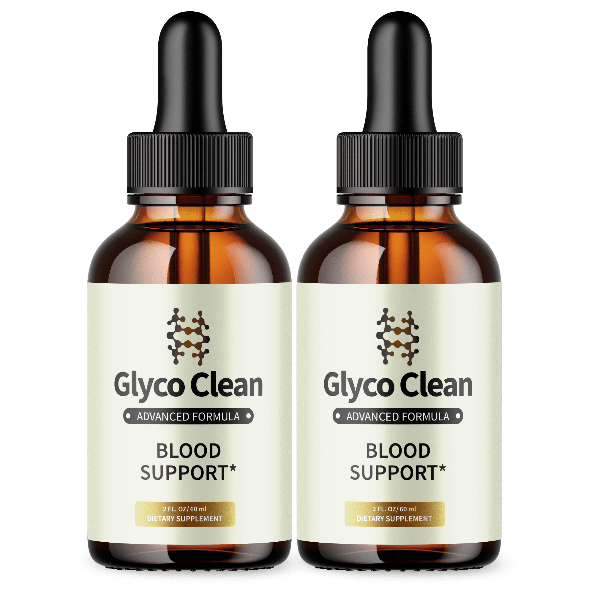 (2 Pack) Glyco Clean Drops Glyco Clean Blood Support, GlycoClean Blood ...