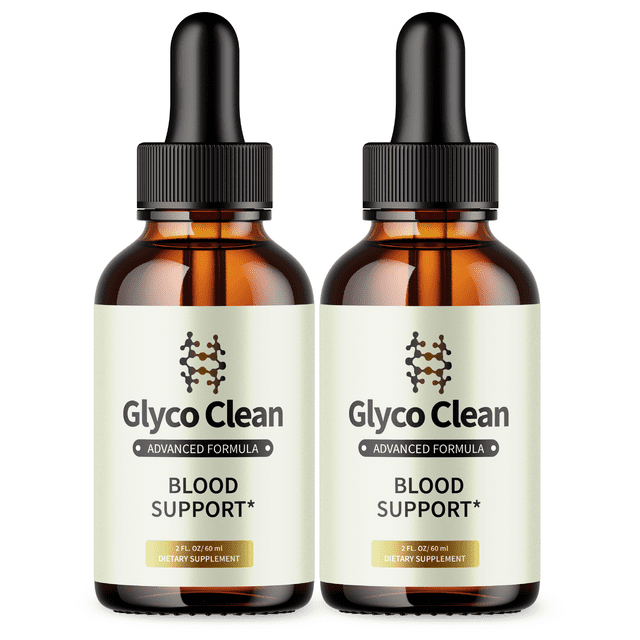 (2 Pack) Glyco Clean Drops Glyco Clean Blood Support, GlycoClean Blood ...