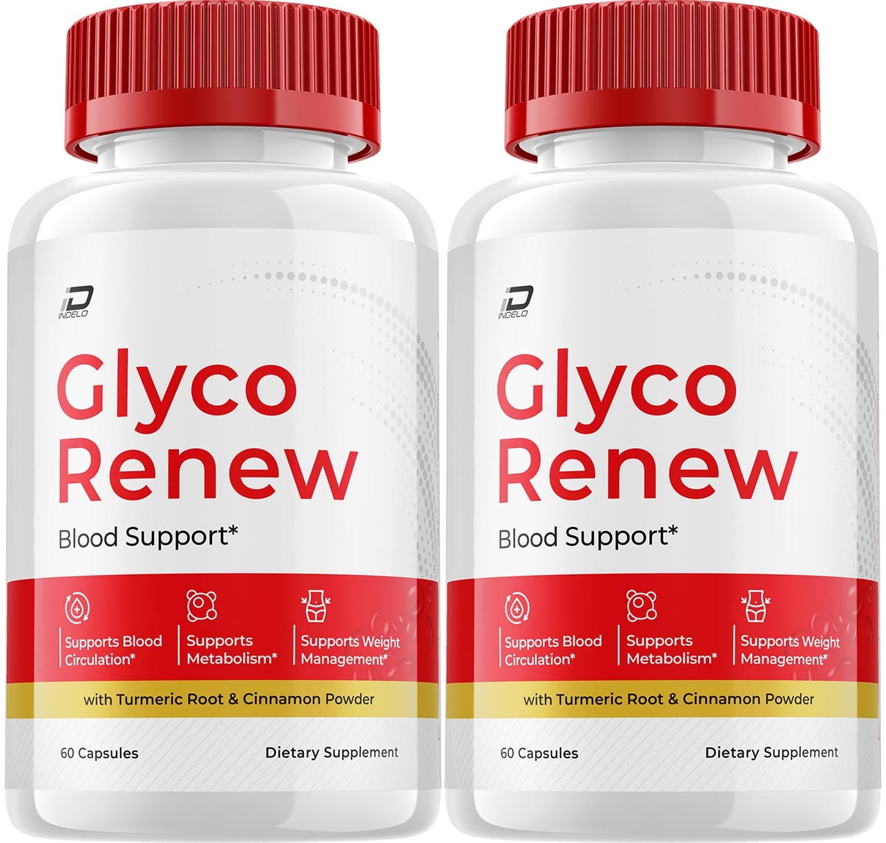 (2 Pack) Glyco Renew Blood Support Capsules, GlycoRenew Advanced ...