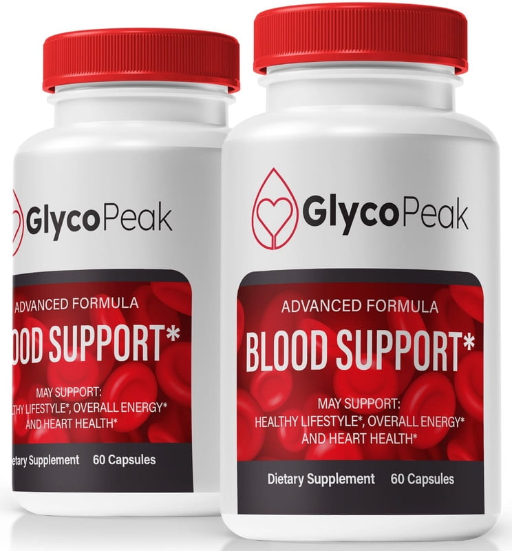 (2 Pack) GlycoPeak Blood Support Capsules - Official Glyco Peak Glyco Optimizer Pills to ...