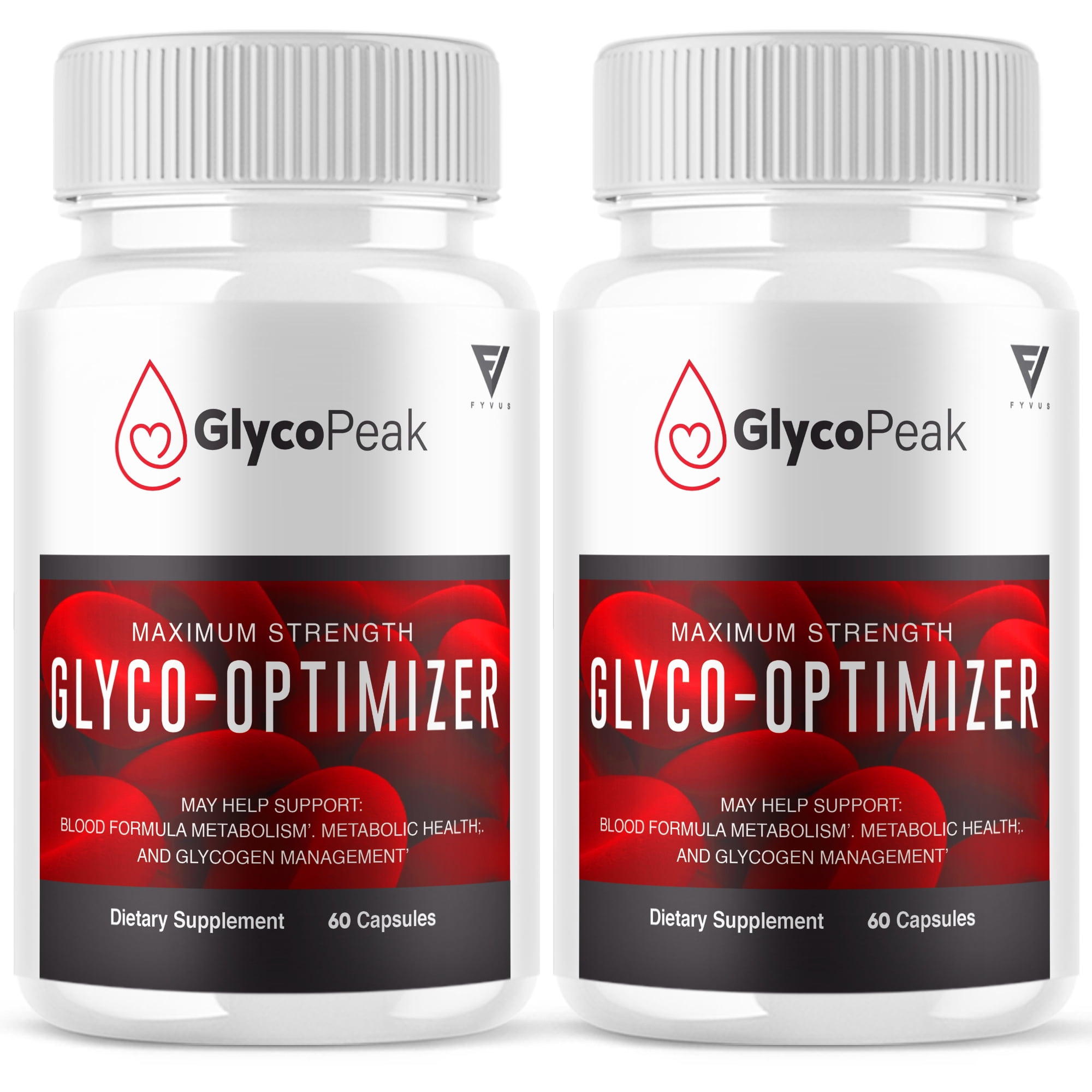 (2 Pack) GlycoPeak Glyco Optimizer Capsules Glyco Peak Pills, Glycogen ...