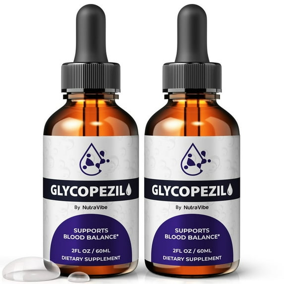 (2 Pack) Glycopezil Drops – Daily Liquid Formula with a Clean, Natural ...