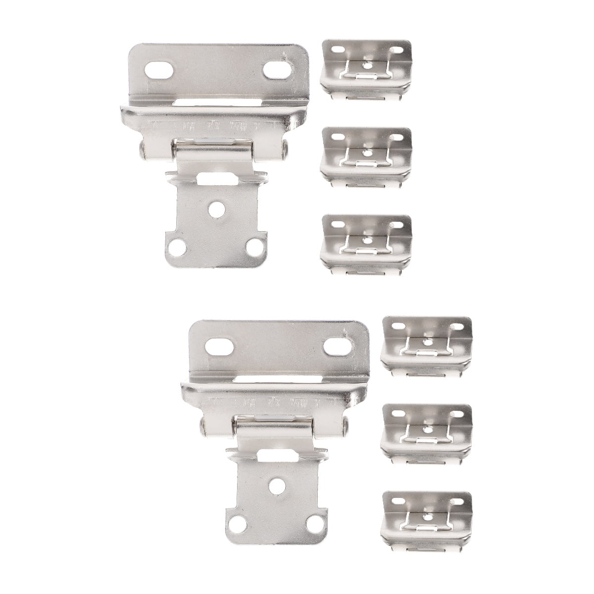 2 Pack Gold Cabinet Handles Self Closing Hinge Shoe Hinges - Walmart.com