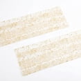 2 Pack Gold Foil Sheer Tulle Table Runner, 2.3ft x 9.84ft Glitter Mesh ...