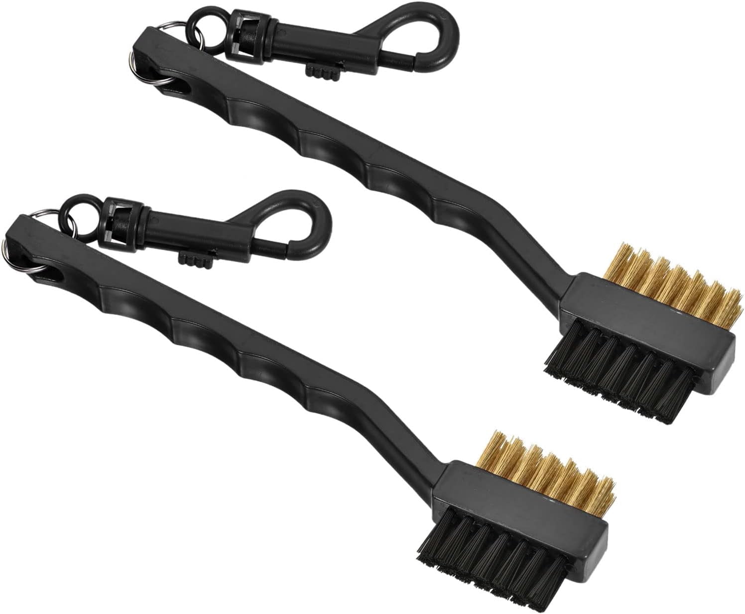 2 Pack Golf Club Brush - Golf Club Groove Cleaner Dual Sided Copper ...