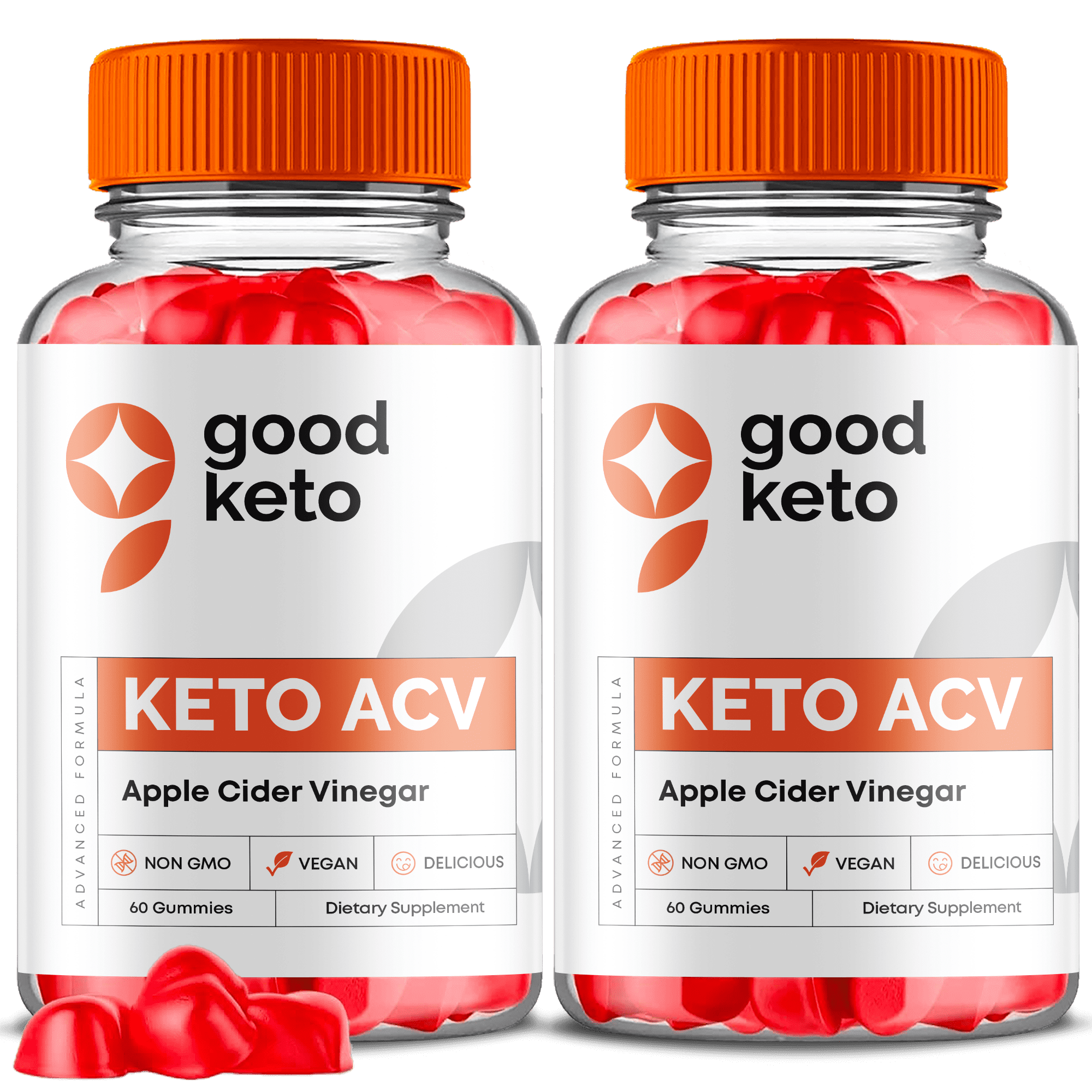 (2 Pack) Good Keto ACV Gummies - Slimming Weight Loss Supplement ...