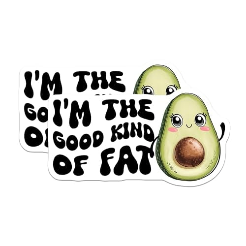 (2 Pack) I'm The Good Kind of Fat Magnets Magnets - Funny Kitchen Decor ...