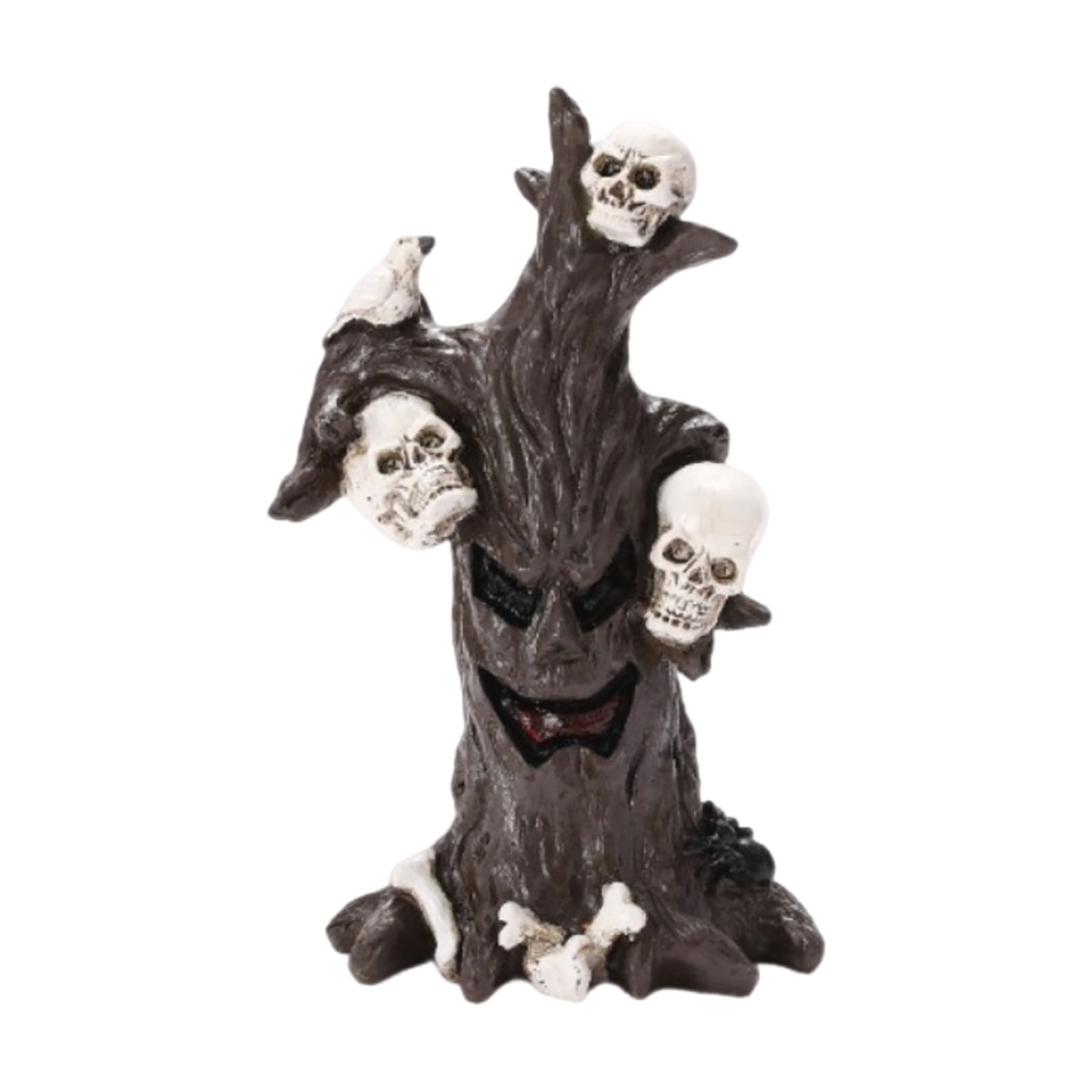 (2 Pack) Gothic Tree Halloween Desktop Ornament Unique Figurine Dark ...