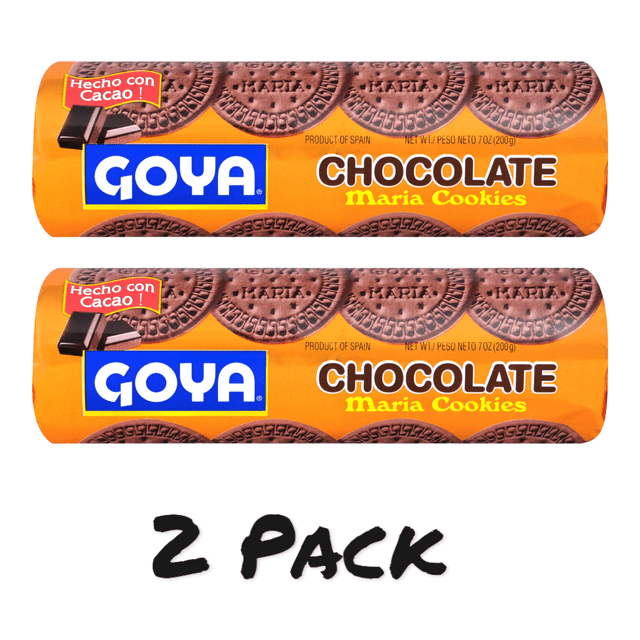 ( 2 Pack ) Goya Chocolate Maria Cookies, 7 oz - Walmart.com