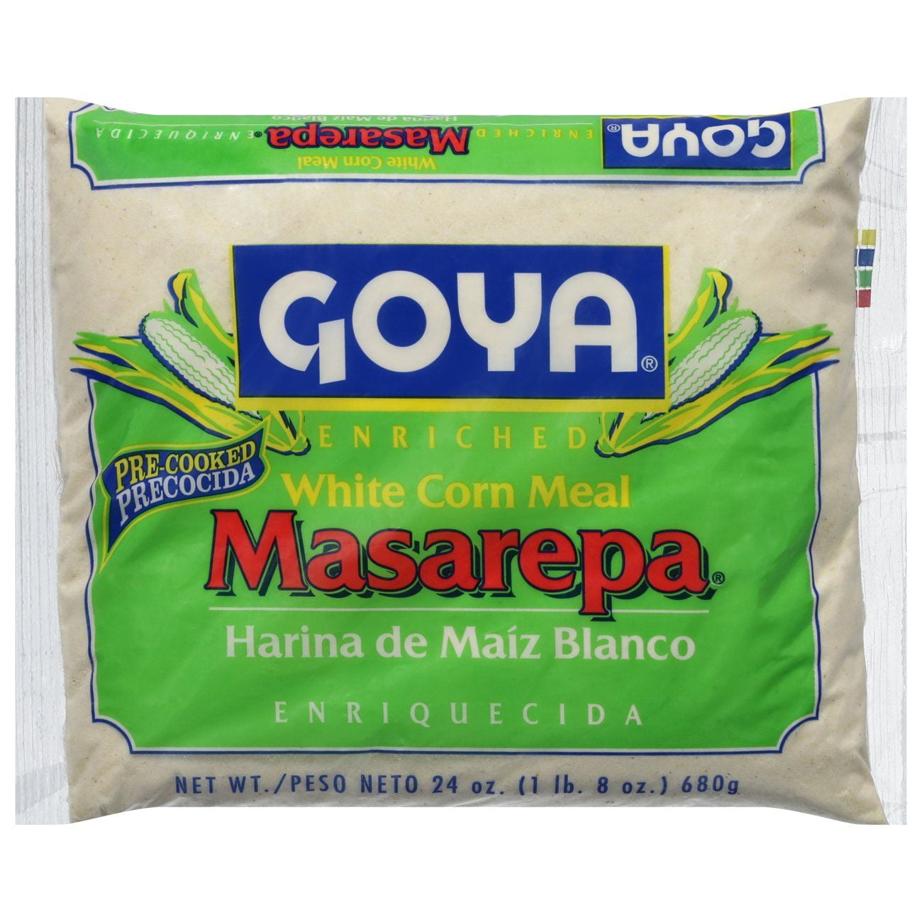 Pack Of 2 Goya Masarepa Pre-Cooked White Corn Meal - 24 oz (Packaging ...
