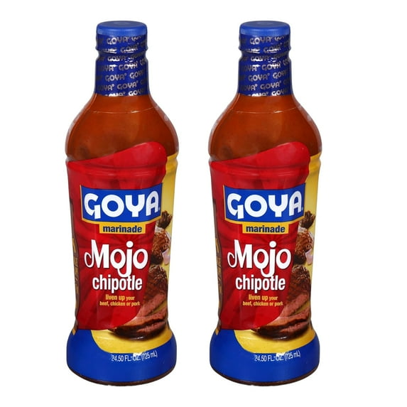 GOYA Mojo Chipotle Marinade, Smoky and Spicy, 24.5 fl oz, 2 Pack ...