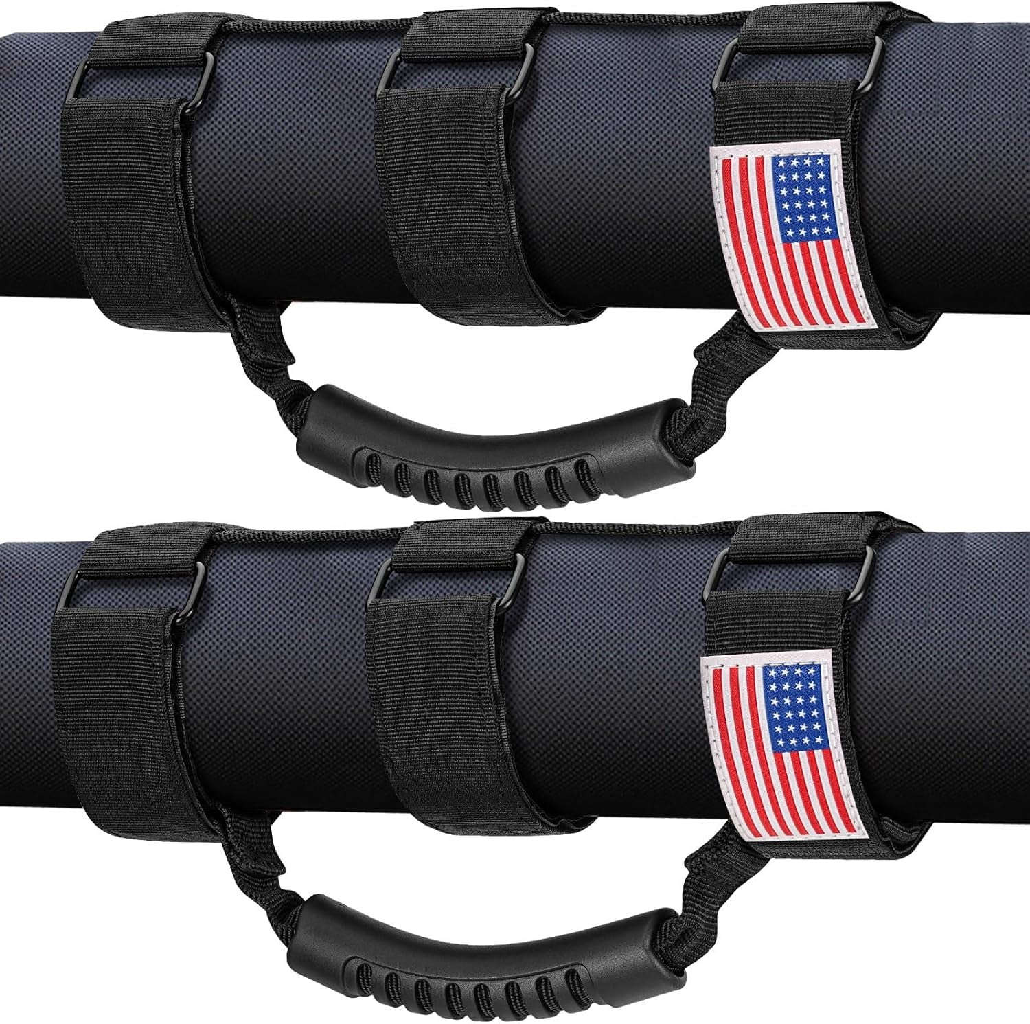 2 Pack Grab Handle Set Compatible with Jeep Wrangler TJ YJ JK, Easy-to ...