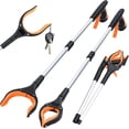 2-Pack Grabber Reacher Tool,32 Inch Extra Long Foldable Pick Up Stick ...