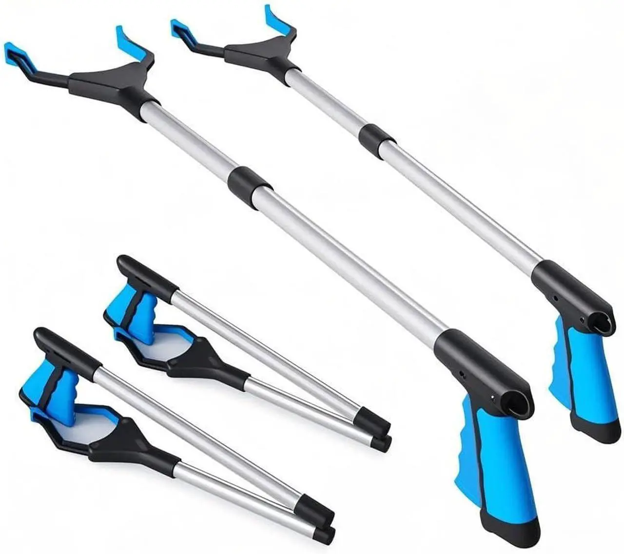 2-Pack Grabber Tool, 32" Long Reacher Grabber Pickup Tool, Trash Picker ...