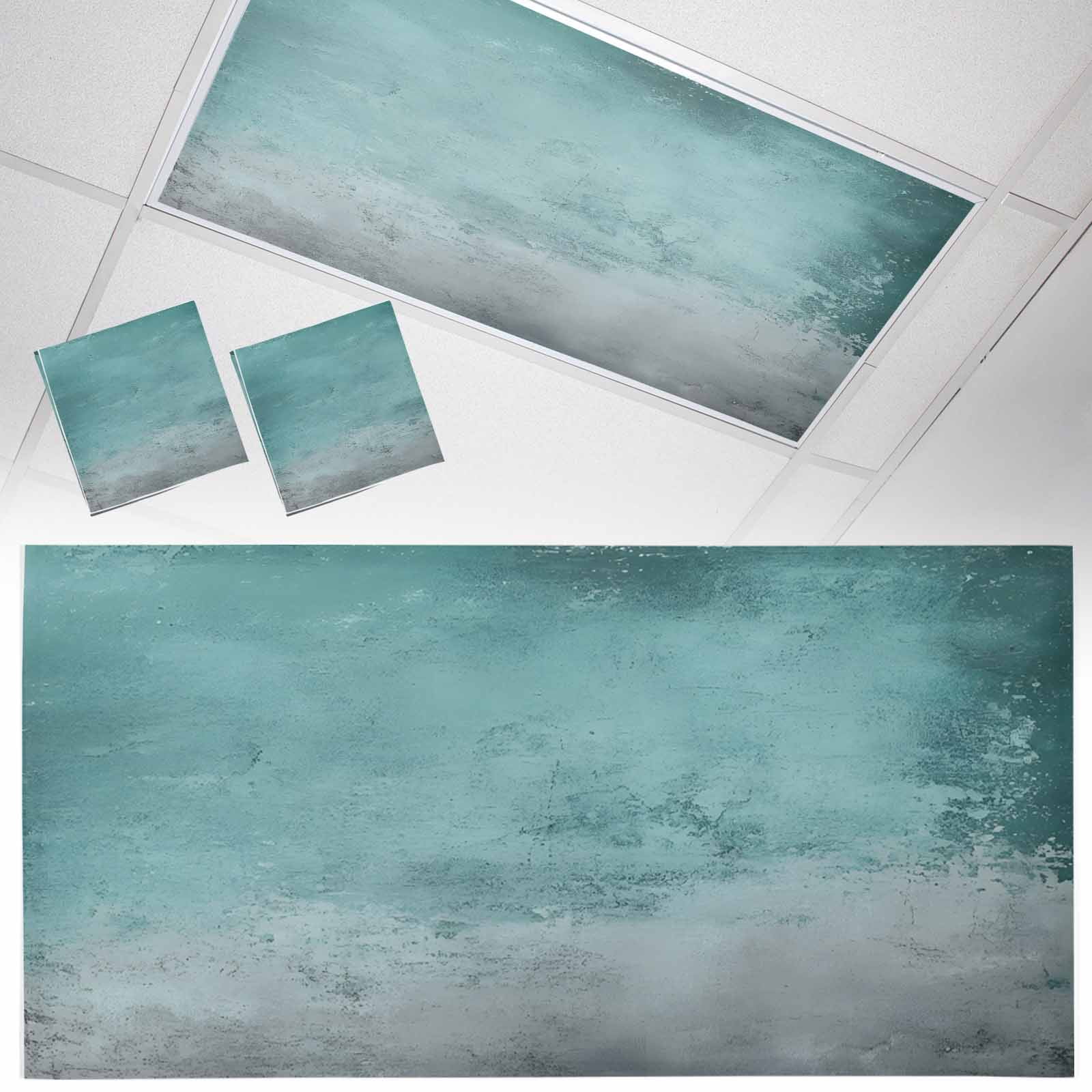 2 Pack Graffiti Effects Modern Art Fluorescent Light Covers for Ceiling ...