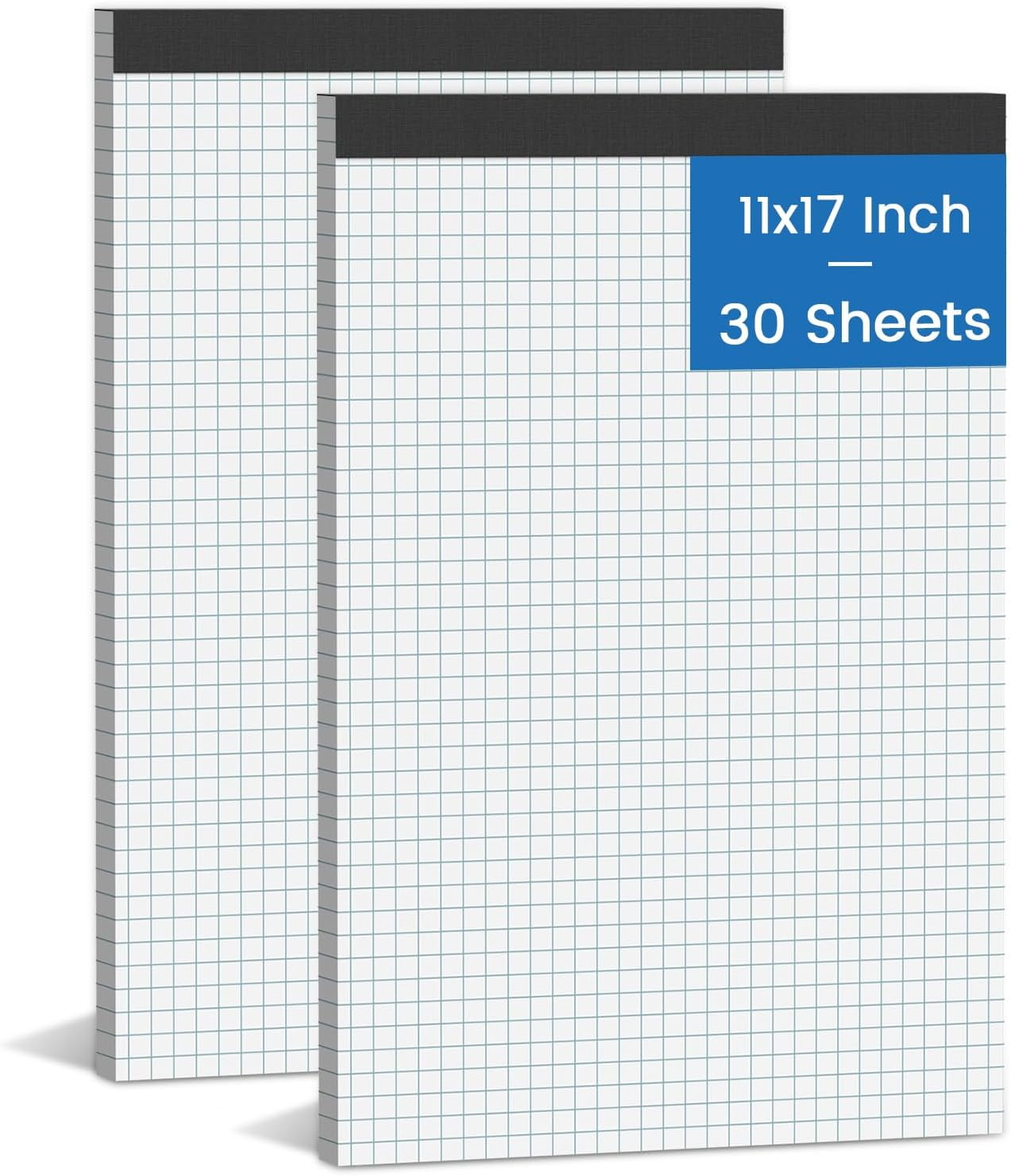 2 Pack Graph Paper Pad 11x17 for Blueprint Drawings, Drafting ...