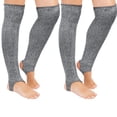 2 Pack Gray Cut Resistant Leg Sleeves for Welding Mowing Construction ...
