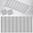2 Pack Gray White Striped Fluorescent Light Covers for Ceiling Lights ...