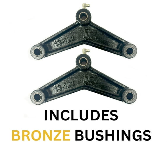 2-Pack Greaseable Trailer Leaf Spring Equalizer w/ 9/16" Bronze Bushings - Walmart.com