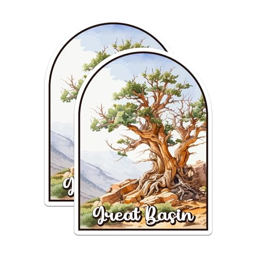 (2 Pack) Great Basin National Park Bumper Sticker - US National Park ...