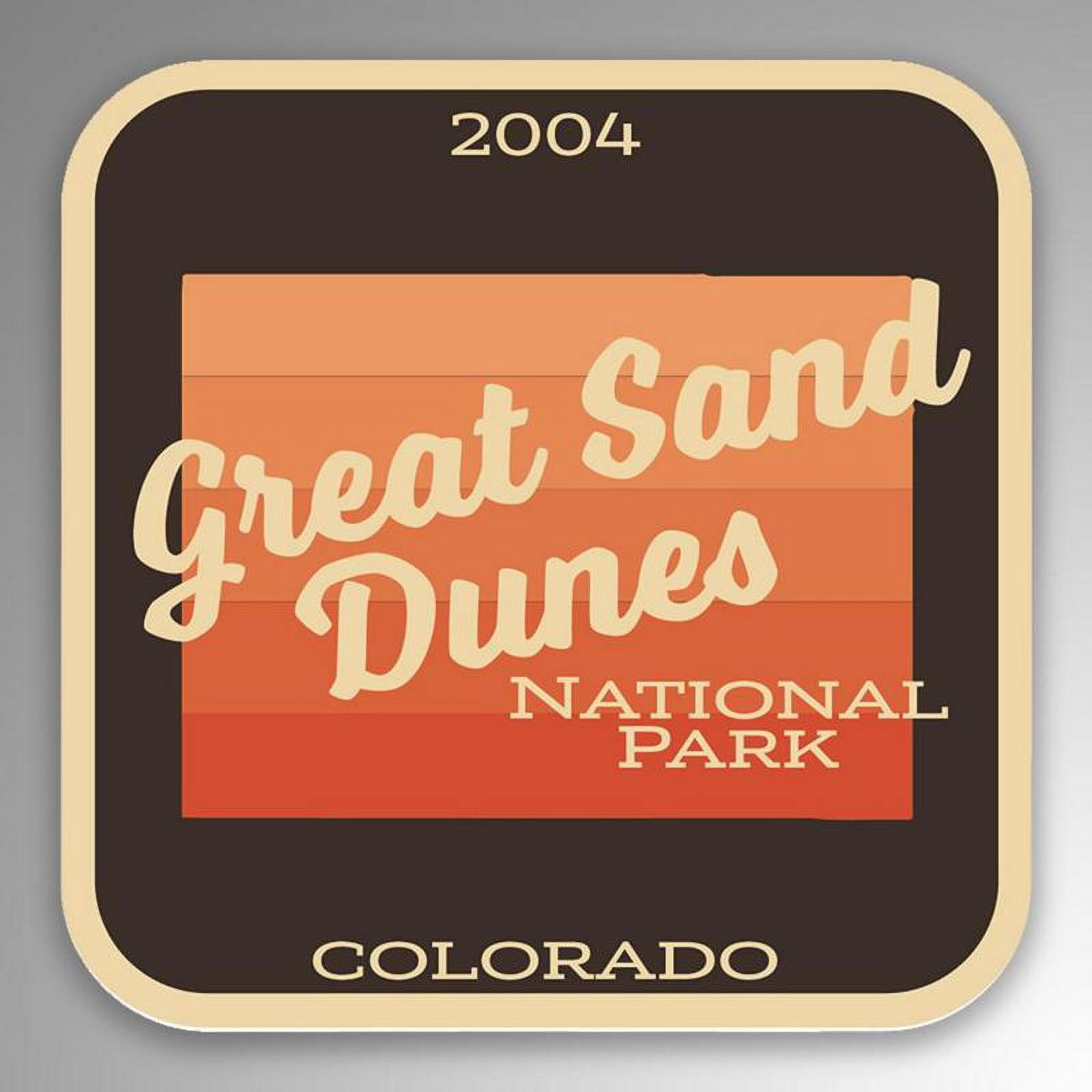 2-Pack Great Sand Dunes National Park Decal Sticker | 4-Inches By 4 ...