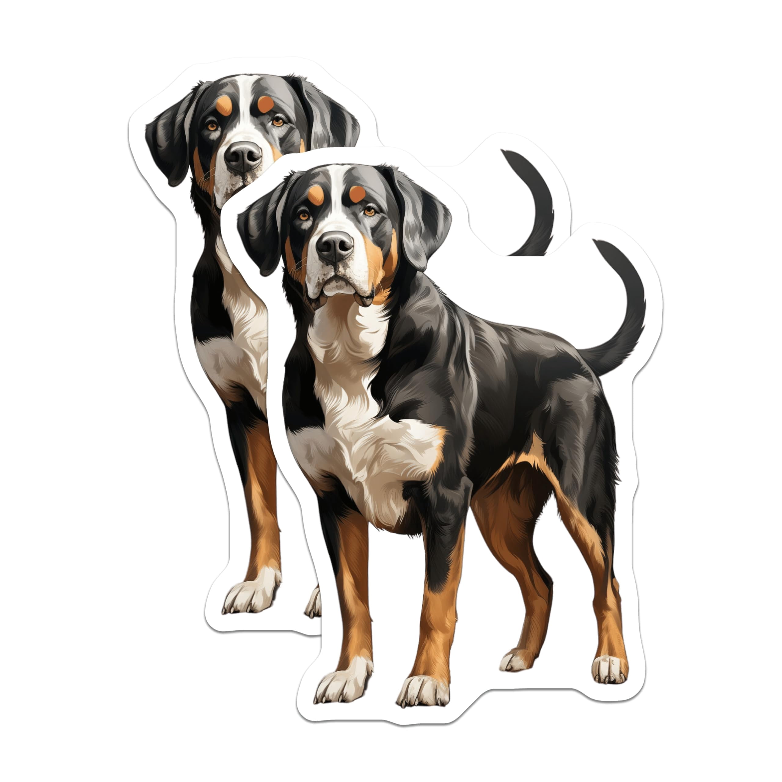 (2 Pack) Greater Swiss Mountain Dog Magnets - Swissy Pet Lover Decor ...