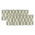 2 Pack Green Beige Arrow Valance for Window Abstract Japanese Sage ...