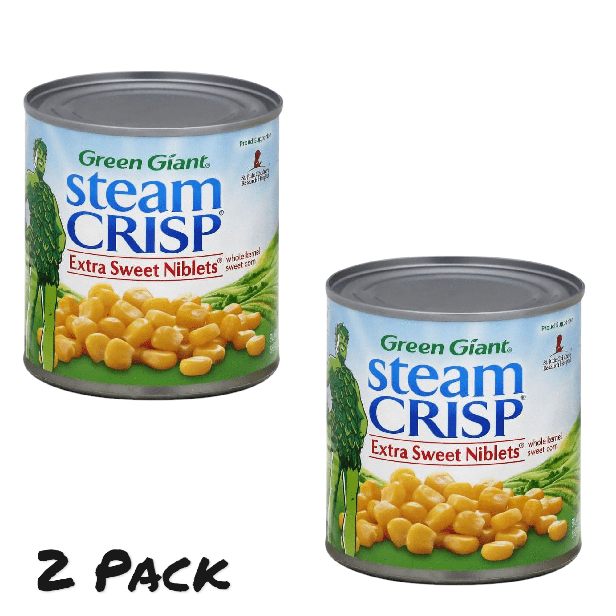 ( 2 Pack) Green Giant Steam Crisp Extra Sweet Niblets, 11 oz, Can ...