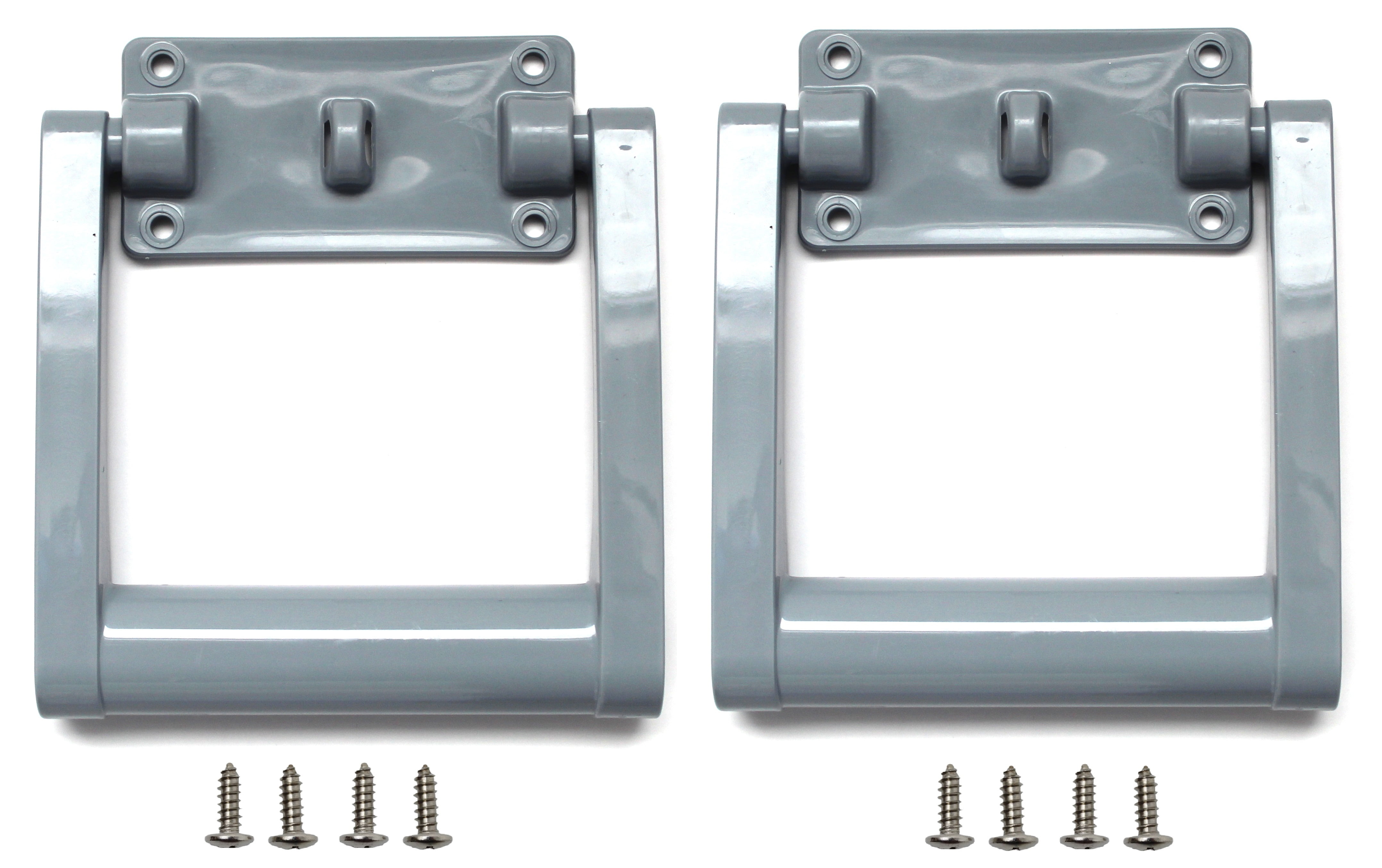 2 Pack Grey Aftermarket Plastic Igloo Cooler Replacement Handles ...